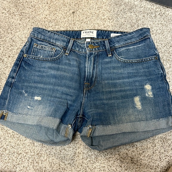 Frame Denim | Shorts | Frame Le Grand Garon Short | Poshmark